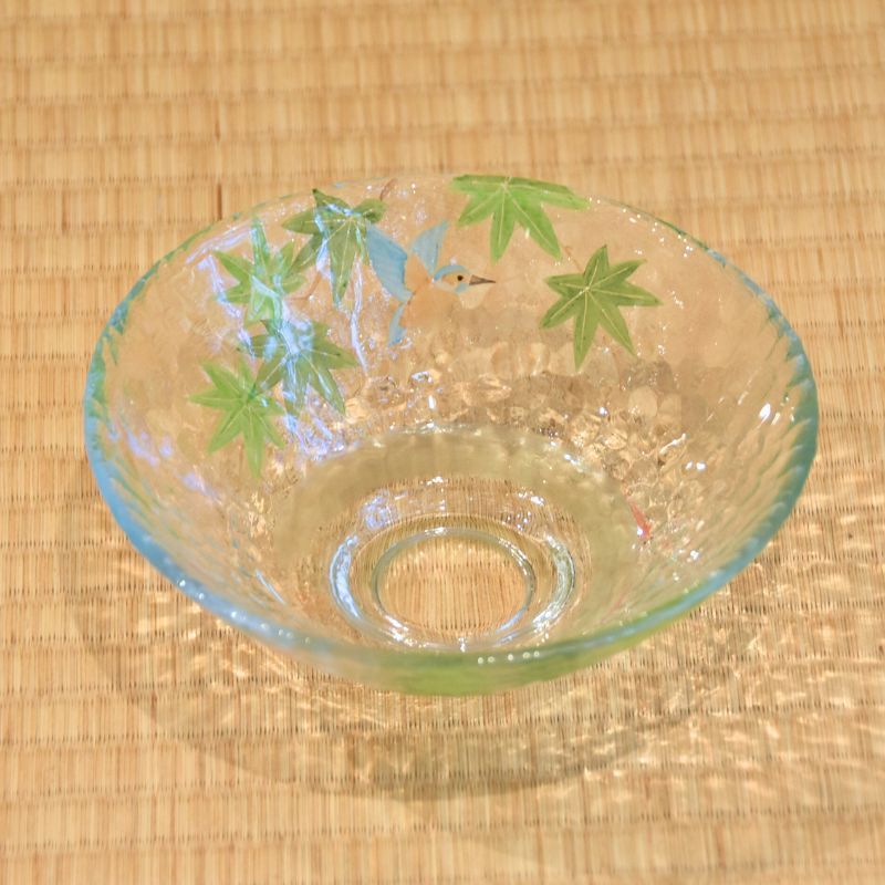 Glass | Kingfisher Taking Flight Matcha Bowl – Nara Tea Co.