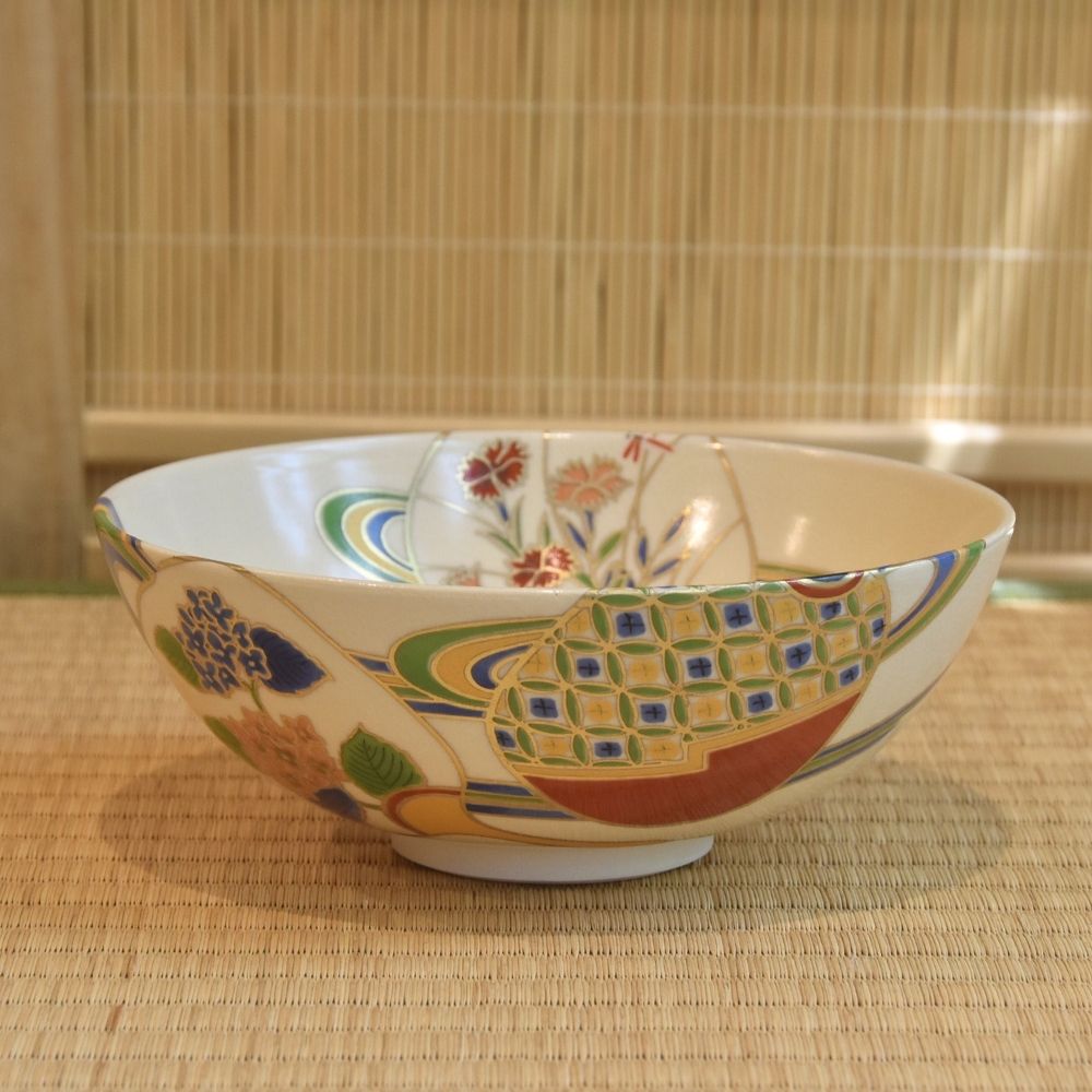 Kyo | Uchiwa Hira Chawan (Flat Matcha Bowl) – Nara Tea Co.